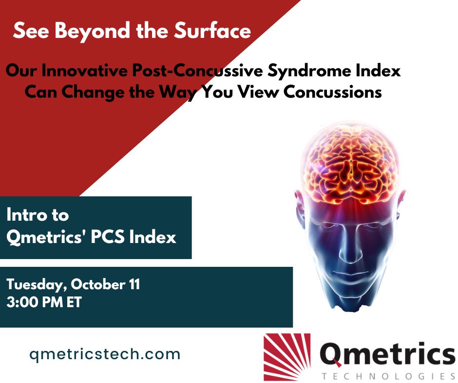 An Introduction To Qmetrics Post Concussive Index Qmetrics Technologies An Introduction To Qmetrics Post Concussive Index Qmetrics Technologies